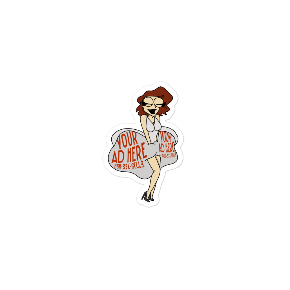 Dress Sells Sticker – The RedDot Comic